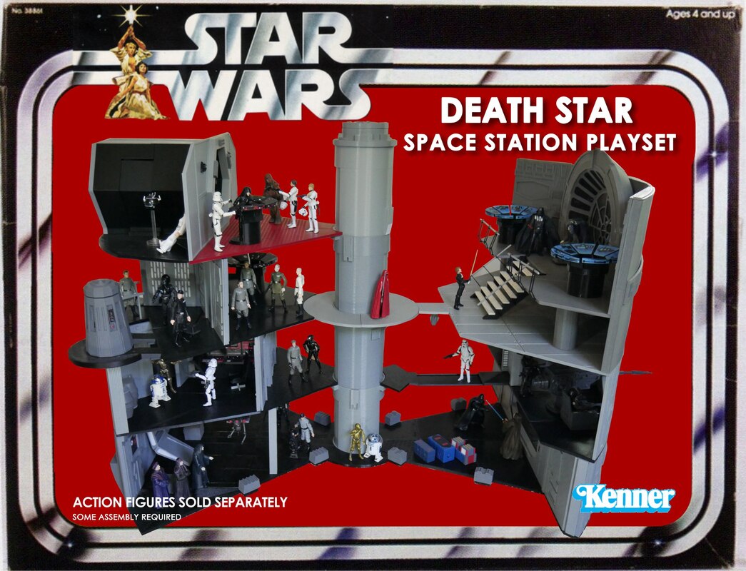 Star Wars Custom Of The Week: Death Star Space Station Playset By Star ...
