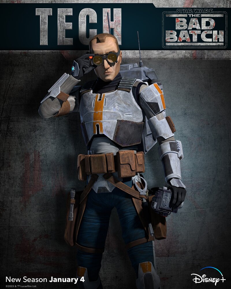 Disney+ Star Wars The Bad Batch Season 2 Benni Baro Character Poster ...