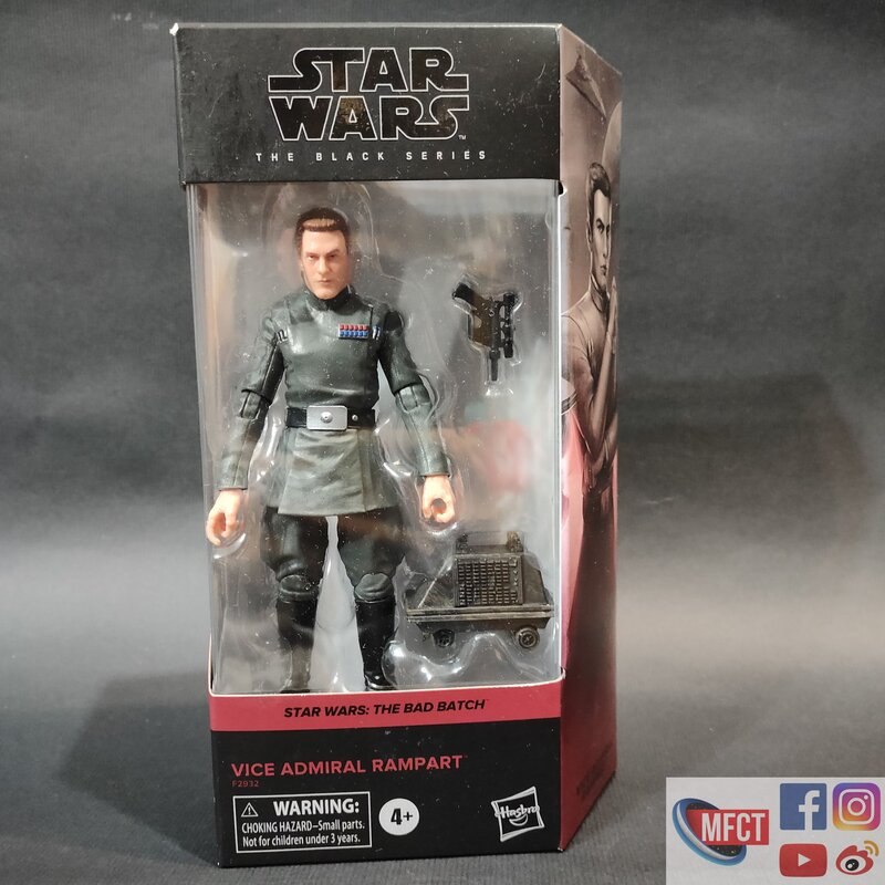 Star Wars The Black Series Bad Batch Vice Admiral Rampart In-Hand ...