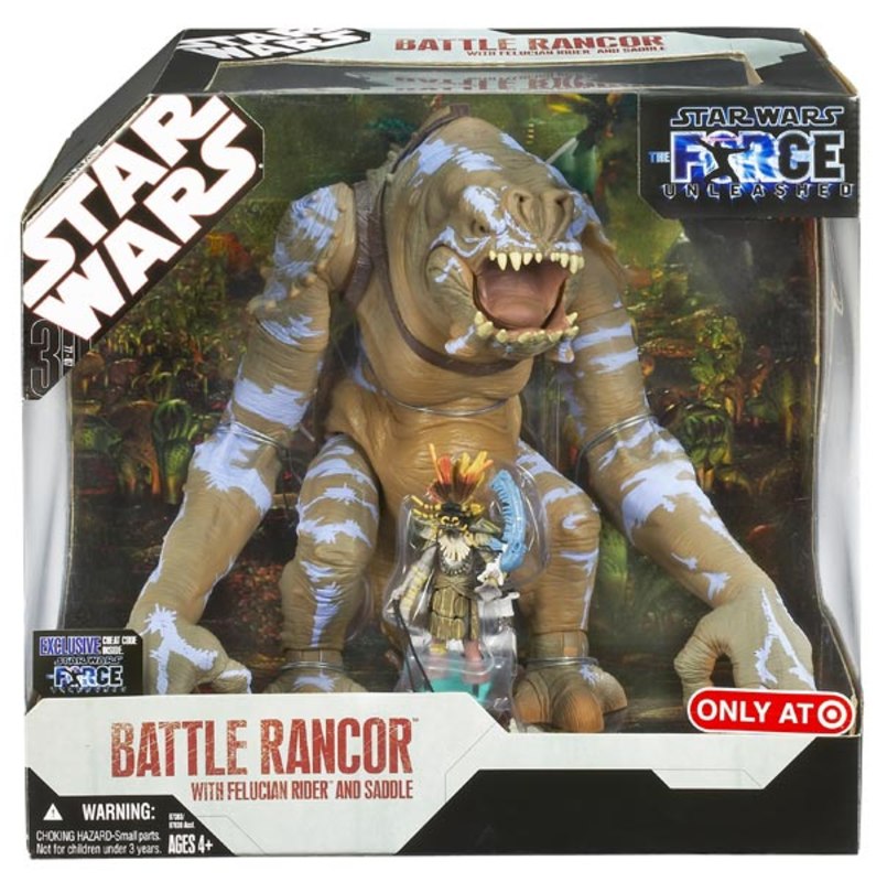 The Force Unleashed: Target Exclusive Battle Rancor With Rider ...