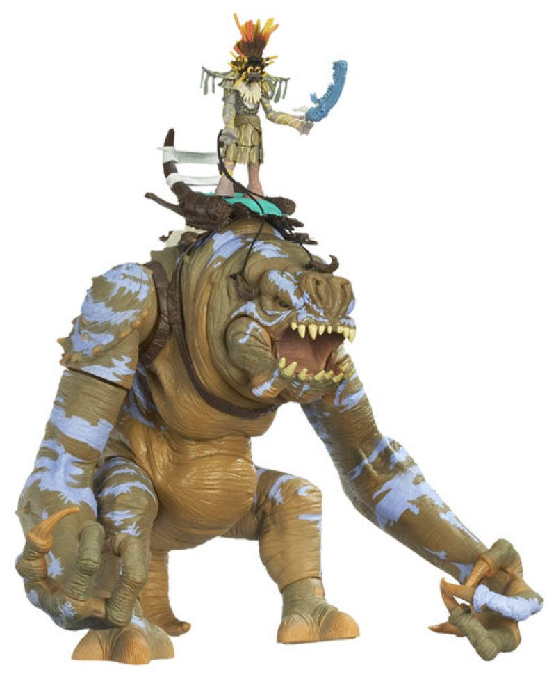 The Force Unleashed: Target Exclusive Battle Rancor With Rider ...