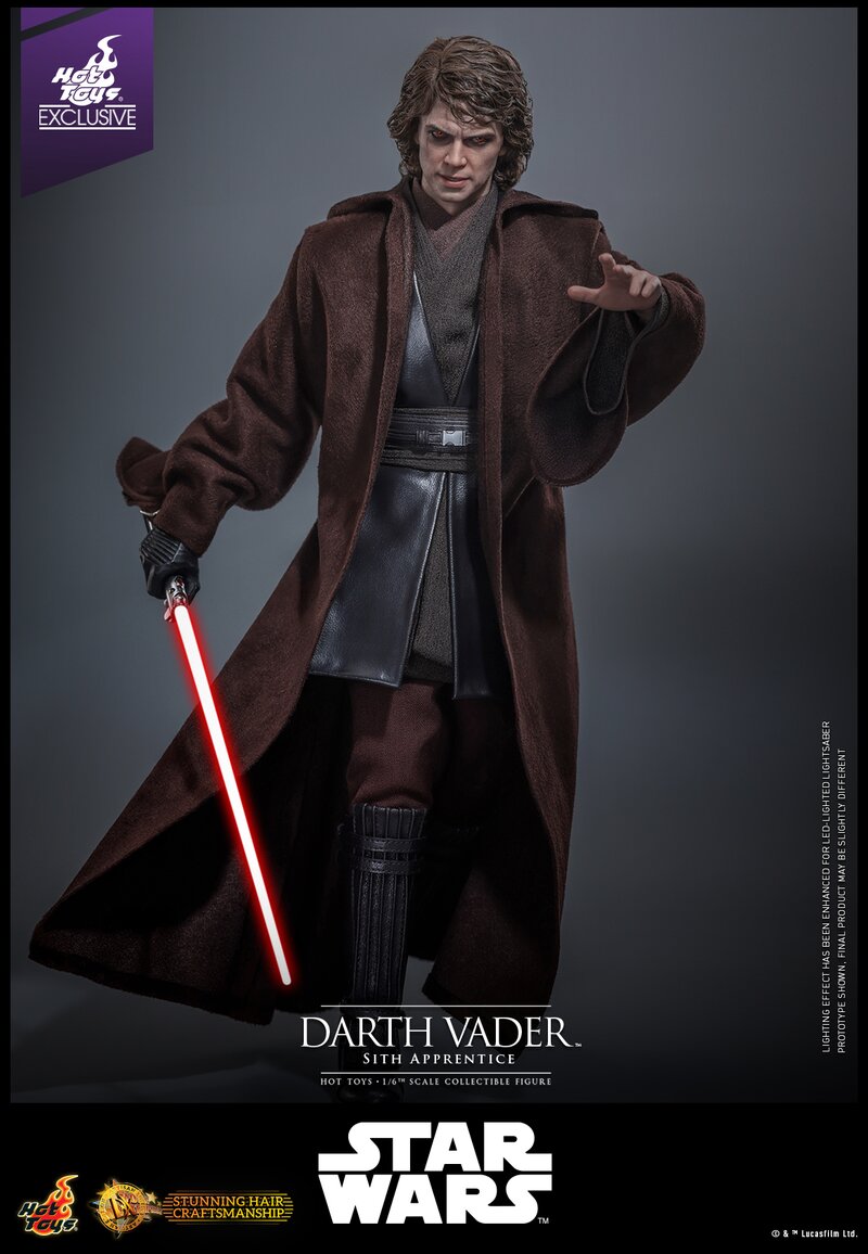 Star Wars 1/6th scale Darth Vader (Sith Apprentice) Collectible Figure ...