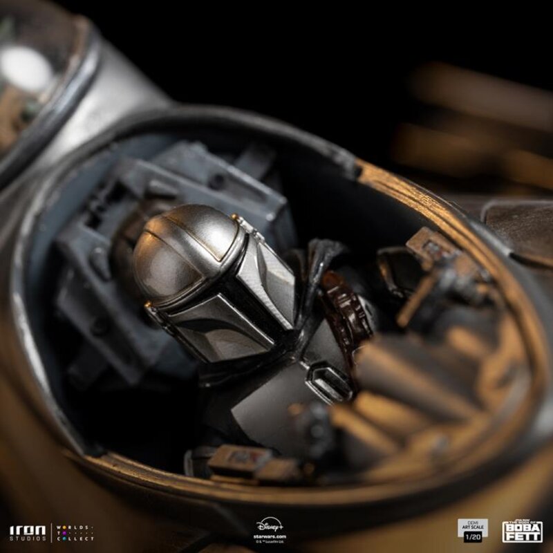 Star Wars The Book of Boba Fett Mando's N-1 Starfighter 1/20 Demi Art ...