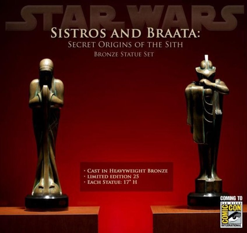 Sideshow Preview: Sistros & Braata - Secret Origins Of The Sith Bronze ...